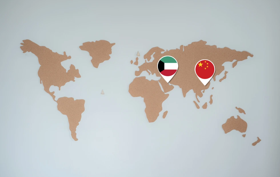 Shipping from China to Kuwait